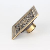 China BANGQI Modern Design Square Shower Floor Drain Firmer Quality Brass for Hotel Usage Good Price Basin Accessory for sale