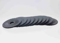 China PP Black Plastic Washer 3mm Thickness 11mm ID 48mm OD Industrial Flat Spacer for sale