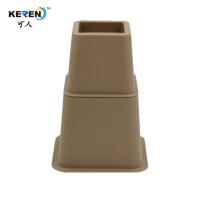 China 8 Piece Stackable Bed Leg Risers 8 Inch Height PP Plastic Anti Slip Furniture Risers for sale