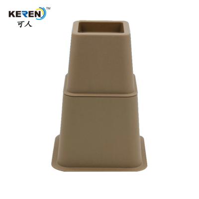 China 8 Piece Stackable Bed Leg Risers 8 Inch Height PP Plastic Anti Slip Furniture Risers for sale