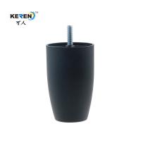 China KR-P0395 Plastic Furniture Feet 4 Inch Height HDPE Strong Load Bearing Replacement Chair Feet for sale