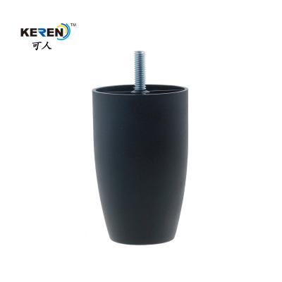 China KR-P0395 Plastic Furniture Feet 4 Inch Height HDPE Strong Load Bearing Replacement Chair Feet for sale