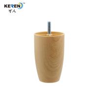 China KR-P0395W Natural Plastic Adjustable Cabinet Feet Wood Looking Surface Easy Install for sale