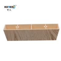 China KR-P0383 Cabinet Square Plastic Feet for Sofa Frame Natural Wood Color Anti Slip 180mm for sale