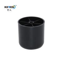 China KR-P0130 Durable Plastic Couch Legs Adjustable 55mm Height Sofa Feet M8 Bolt for sale