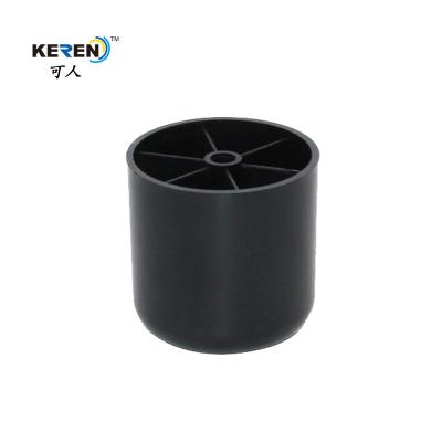 China KR-P0130 Durable Plastic Couch Legs Adjustable 55mm Height Sofa Feet M8 Bolt for sale