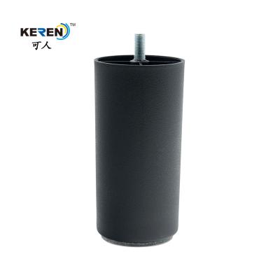China Round Furniture Feet with Screw 60mm Top 150mm Height PP Bed Legs for Sofa for sale