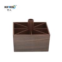 China PP Furniture Feet 60mm Height Wood Looking Leg for Bed with M6 M8 M10 Screw for sale