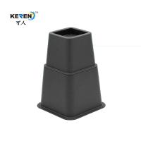 China Adjustable Square Bed Riser 50.8mm 4pcs PP Furniture Legs for Sofa Couch for sale