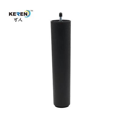 China Black Plastic Furniture Feet for Bed Frame PP Material 260mm Height 205g for sale