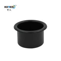 China KR-P0222 PP Matt Surface Recessed Cup Holder 113mm Top Diameter for Sofa Chair for sale