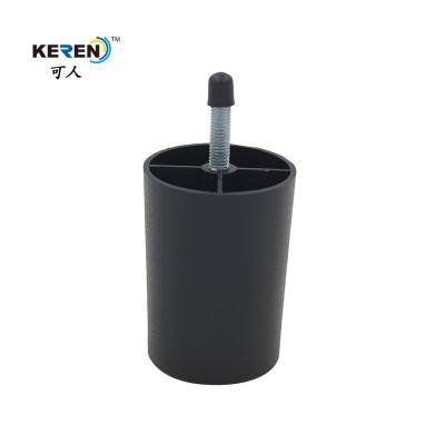 China Plastic Furniture Legs 3 Inch 80mm Height PP Replacement Strong Load Bearing M6 M8 M10 for sale