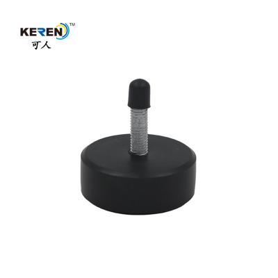 China KR-S021 20mm Height PP Furniture Feet Non Slip Plastic Couch Legs Heavy Duty 55x50mm for sale