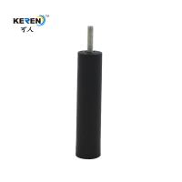 China KR-P0308 Black Plastic Furniture Feet for Sofa 30mm Dia 128mm Height M8 Screw Heavy Duty for sale