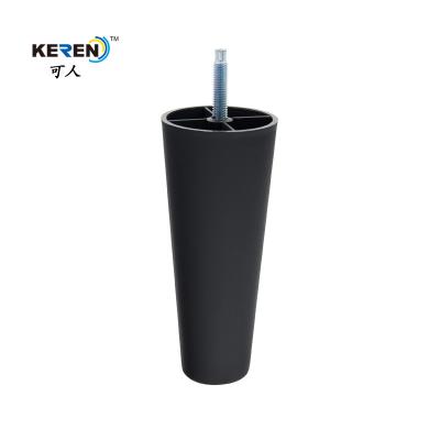 China KR-P0313 145mm Height Round Plastic Furniture Feet for Sofa Legs Replacement M6 M8 M10 Screw for sale