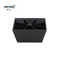 China 65mm Height Plastic Furniture Legs Replacement PP Sofa Feet M6 M8 M10 Screw 170g for sale