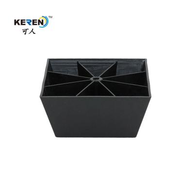 China 65mm Height Plastic Furniture Legs Replacement PP Sofa Feet M6 M8 M10 Screw 170g for sale