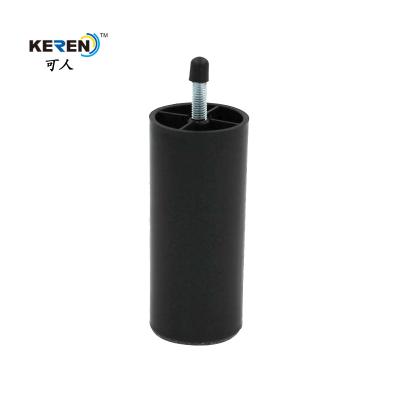 China KR-P0132 Durable Plastic Leveling Feet 115mm Adjustable Furniture Legs M6 M8 M10 for sale