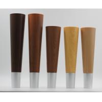 China 12 Inch Height Plastic Furniture Feet PP Material Wood Color 296mm 250g Sofa Legs for sale