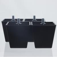 China 65mm Height PP Plastic Furniture Feet Adjustable Furniture Legs for Bed with 5/16 Bolt for sale