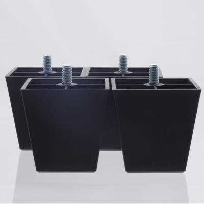 China 65mm Height PP Plastic Furniture Feet Adjustable Furniture Legs for Bed with 5/16 Bolt for sale