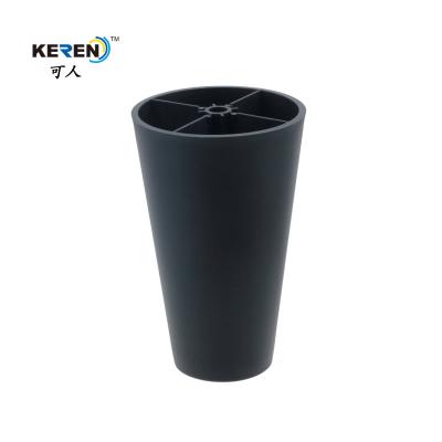 China KR-P0376 Plastic Furniture Legs Adjustable 120mm Height 90g Weight Replacement for Sofa Bed for sale