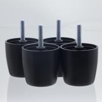 China Keren 45mm PP Plastic Sofa Furniture Leg Extenders 60mm Height for sale