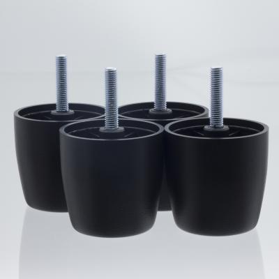 China Keren 45mm PP Plastic Sofa Furniture Leg Extenders 60mm Height for sale