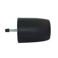 China Plastic Furniture Leg Extenders 92mm Height 73g Screw Type Bed Risers for sale