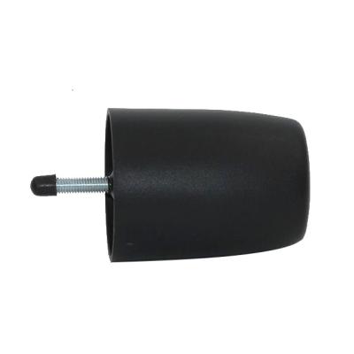 China Plastic Furniture Leg Extenders 92mm Height 73g Screw Type Bed Risers for sale