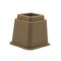 China PP Stackable Bed Risers 160mm Bottom 100mm Top Bed Frame Lift SGS Certified for sale