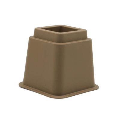 China PP Stackable Bed Risers 160mm Bottom 100mm Top Bed Frame Lift SGS Certified for sale