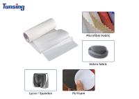 China TPU Hot Melt Adhesive Film Double Side 1380mm Width Roll Lamination Material Bonding High Strength Glue Hot Melt Adhesive Film for Garment Leather for sale