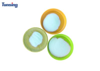 China PES Polyester Transfer Adhesive Powder For Fabric 0-80uM Size White Color for sale