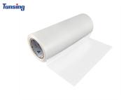 China 1480mm Width Transparent PO Hot Melt Adhesive Film Roll for Textile Fabric Embroidery Patch for sale