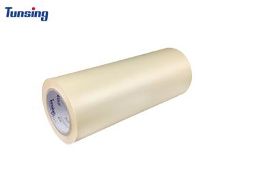 China High Temperature Pressing PES Hot Melt Adhesive Film For Mental Amber Colour for sale
