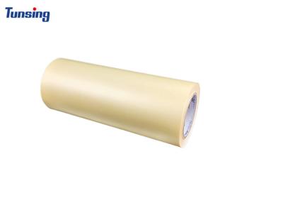 China 0.1mm Thick Amber Color Polyester PES Hot Melt Adhesive Film for Metal Bonding for sale