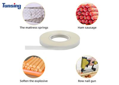 China PO Sausage Clip Sealing Film U clip sealing film  Single-Side Heat Seal Film for U & C Clips for sale