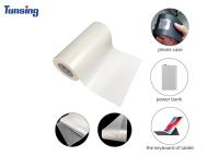 China 500mm Width EVA Hot Melt Adhesive Film with Release Paper and Melting Range 65-90C for sale