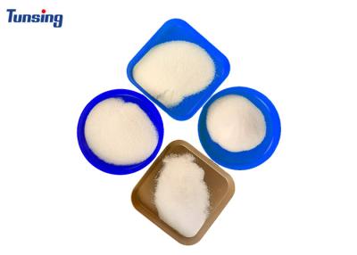 China PES Hot Melt Adhesive Powder with Strong Dry Cleaning Resistance and 102-115 ℃ Melt Point for DTF Printing in 80-200μm Powder Size for sale