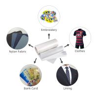 China TPU Hot Melt Adhesive Film For Adhesive Embroidered Hat Double Side TPU Film Support Sample Testing for sale
