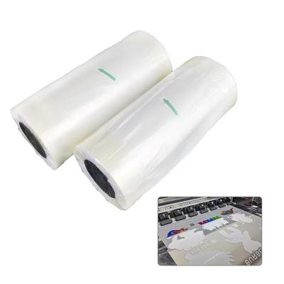 China 0.075mm Thickness 600mm Width Hot Peel Cold Peel DTF PET Film for T-Shirt Printing for sale