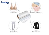 China High Elastic Double Sided Seamless Underwear Bra TPU Hot Melt Adhesive Film DS3412 for sale