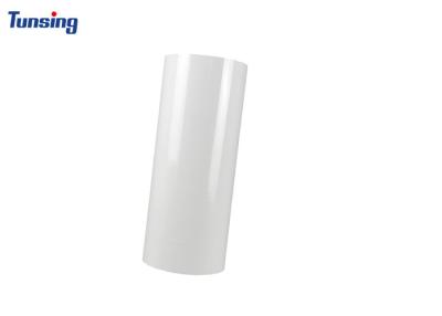 China PES Hot Melt Adhesive Film Double Sided Milky White Translucent For Hat Bonding / Embroidered for sale