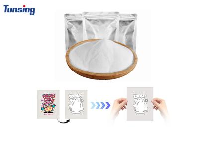 China Small Bag 500g Per Bag DTF Powder White 100% Polyurethane TPU Hot Melt Adhesive Powder For DTF Printing for sale