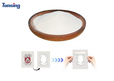 China DTF Printing White Polyurethane Hot Melt Adhesive Powder , Heat Transfer Powder for All DTF Printers for sale