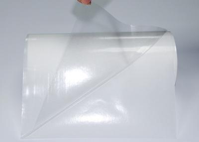 China Transparent PO Hot Melt Adhesive Sheets 48 / 96cm Wide Low Temperature Film for sale