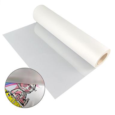 China Double Side Matte PET DTF Transfer Film with Hot Peel and Cold Peel Function for Textile Printing for sale