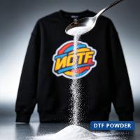 China 80-170μm High Stretch TPU DTF Powder Hot Melt Adhesive Powder for Elastic Fabrics for sale
