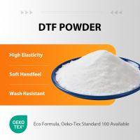 China DTF Transfer Powder TPU Hot Melt Powder with Strong Fabric Adhesion 90-115℃ Melt Point and 80-170μm Powder Size for sale